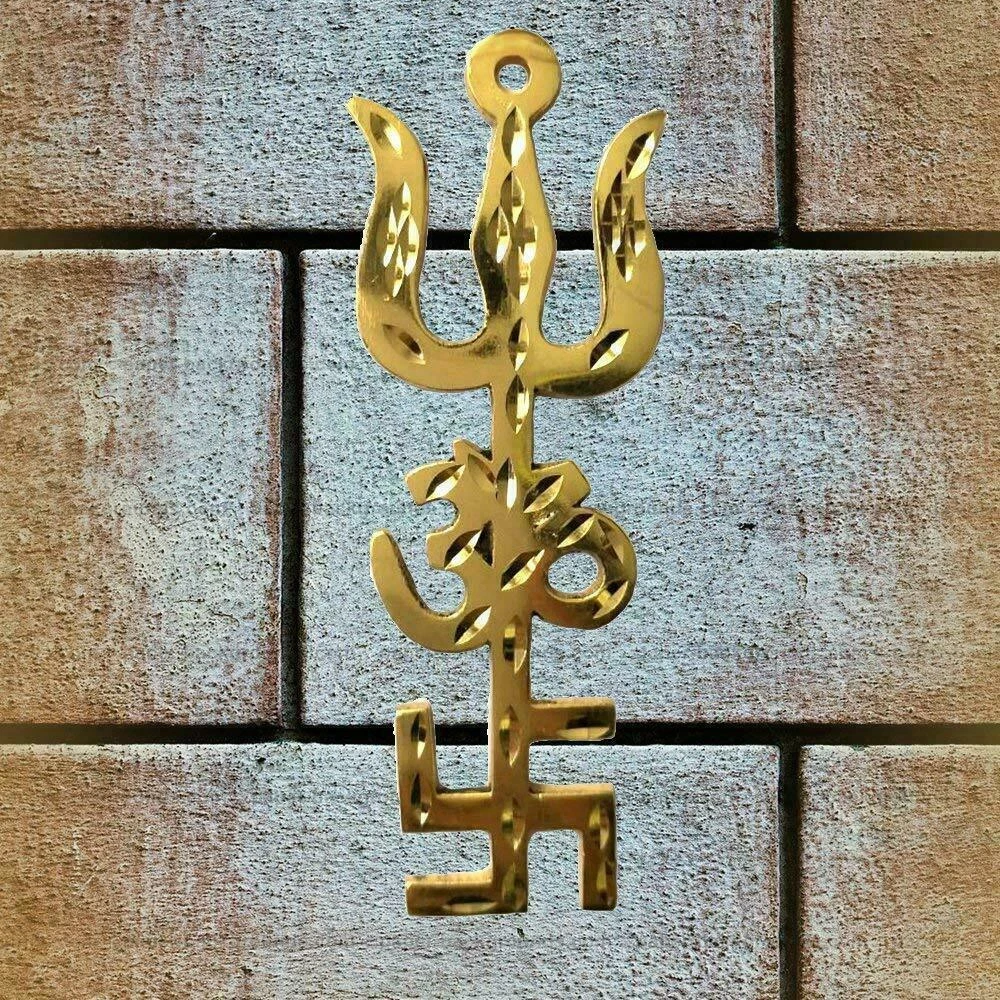 Swastik Om Trishul Symbol Swastik Om Trishul Symbol