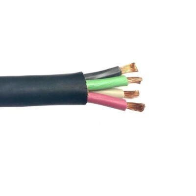 500' 14/4 SJEOOW Cord Portable Power Cable Flexible TPE Jacket Black ...