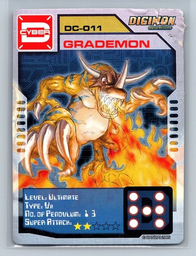 Digimon D-CYBER - Greyman DC-011 - Mega Card Bandai | eBay