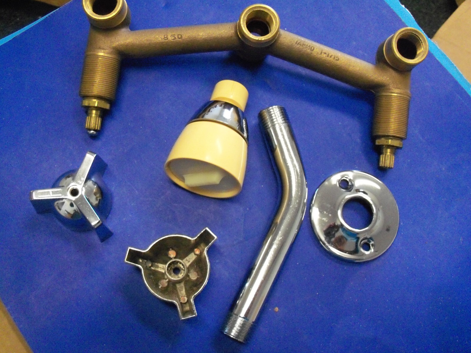 RV TUB / SHOWER HEAD KIT BRASS Camper Keystone Dutchmen MOTORHOME 5TH ...