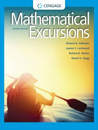 Mathematical Excursions, Fourth Edition by Aufmann, Richard N ...