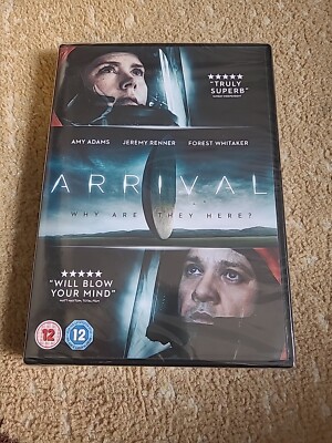 Arrival DVD Science Amy Adams, Jeremy Renner.. New And Still Sealed ...