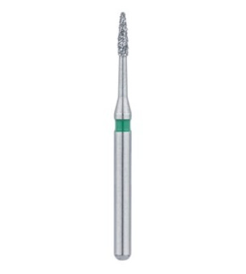 MEISINGER DENTAL 889LG-009 FG SHORT FLAME DIAMOND BUR INTERPROXIMAL M.I ...