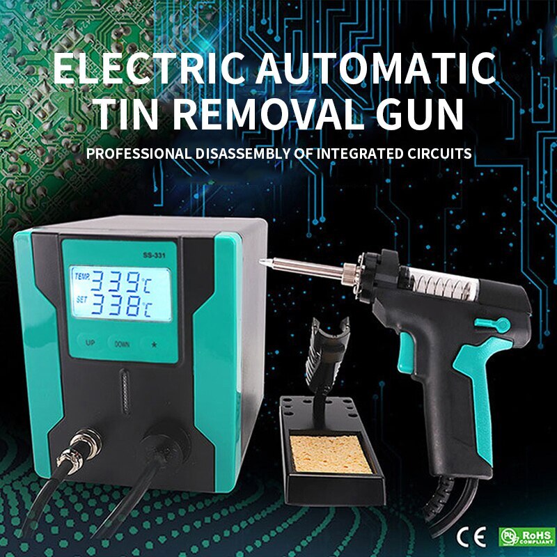 SSS-331H Electric Auto Tin Removal Tin Remover Powerful Vacuum Tin ...
