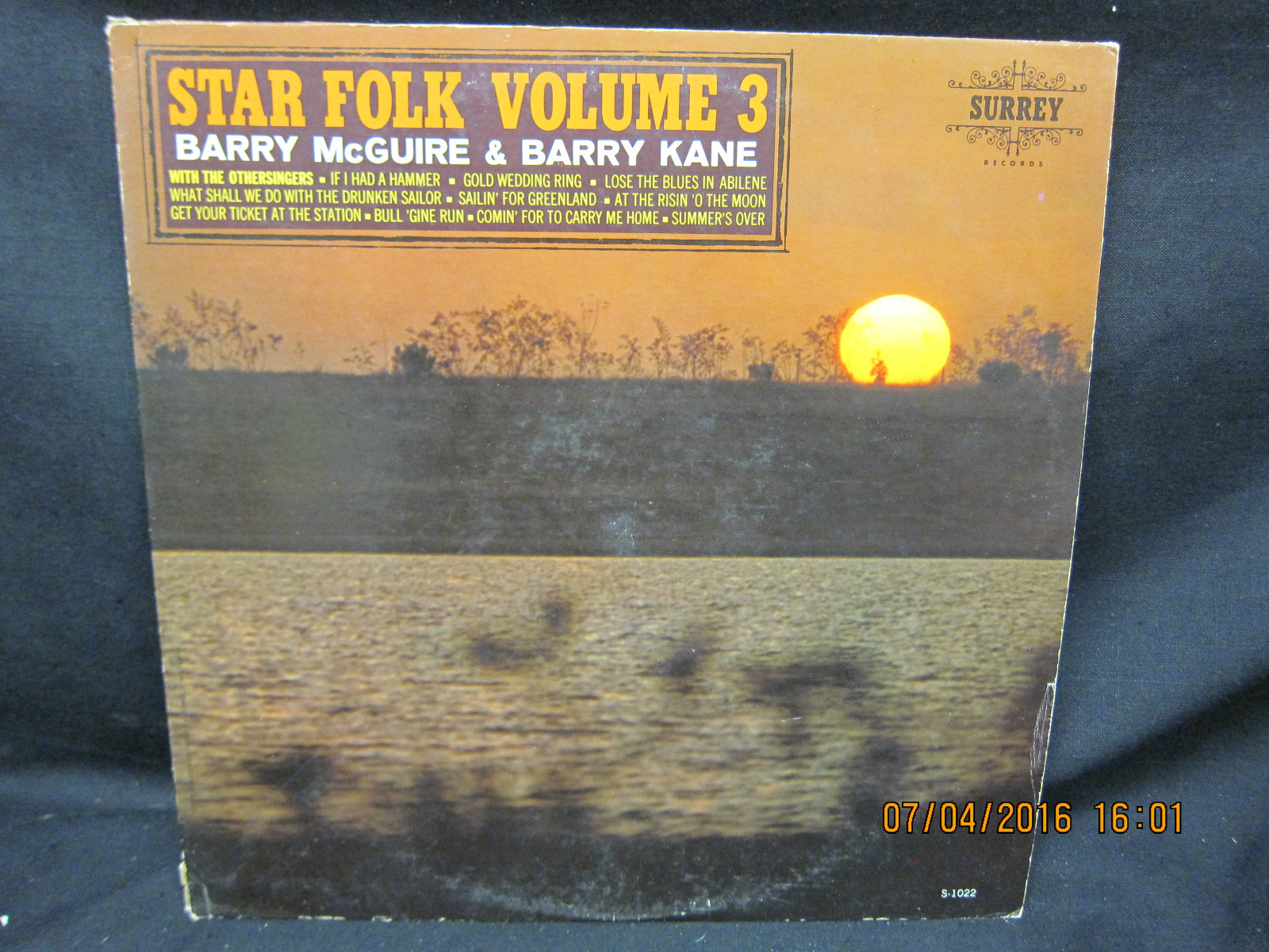 Barry McGuire & Barry Kane - Star Folk Volume 3 - Surrey Records 1966 ...