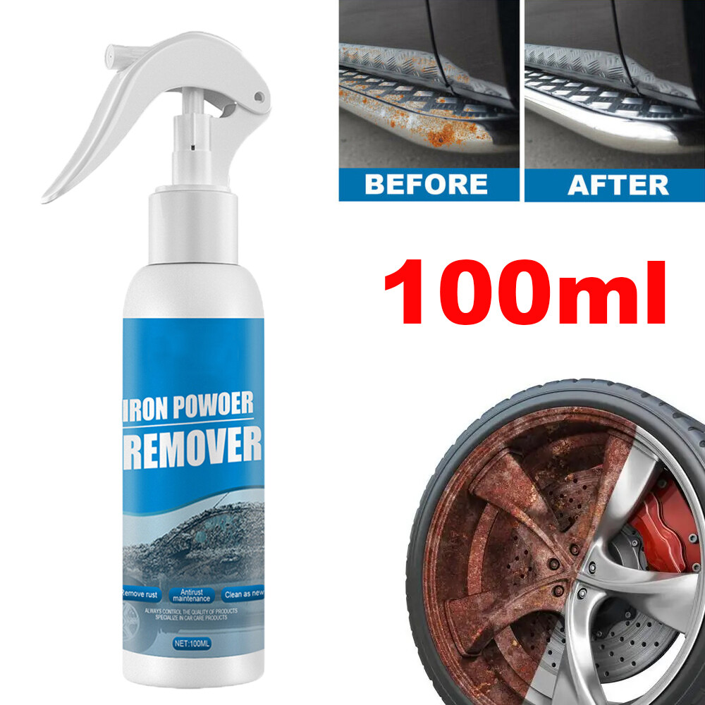 3xOUHOE Iron Powder Remover Car Rust Removal Spray RustOut Instant ...