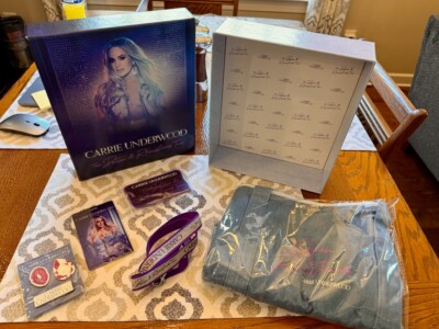Carrie Underwood Denim and Rhinestones 2023 Tour VIP Merchandise Box ...