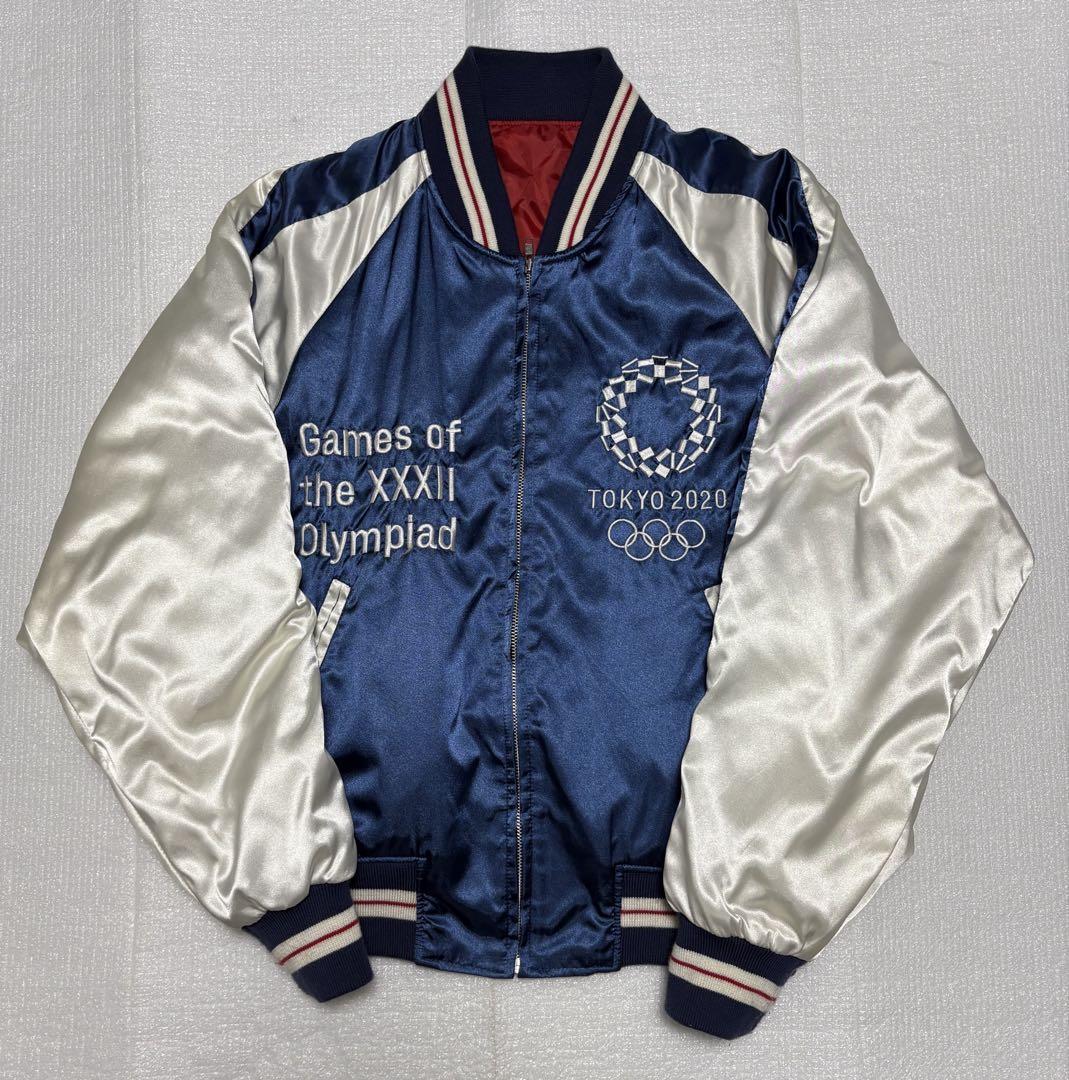 Sukajan M-L Tokyo 2020 Olympics Jacket - Used - Offic… - Gem
