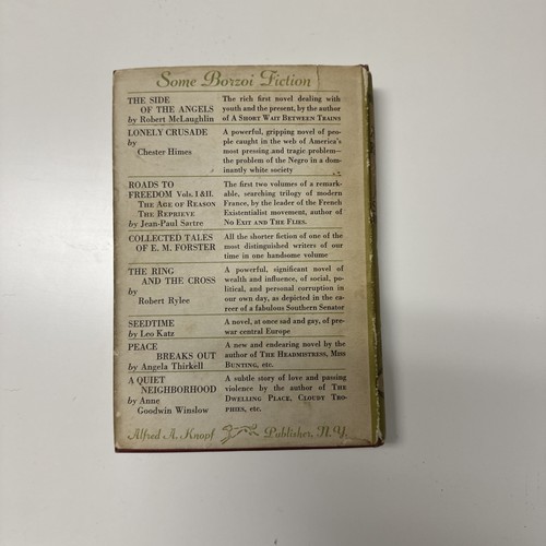 The Age Of Reason by Jean-Paul Sartre first edition / second printing ...