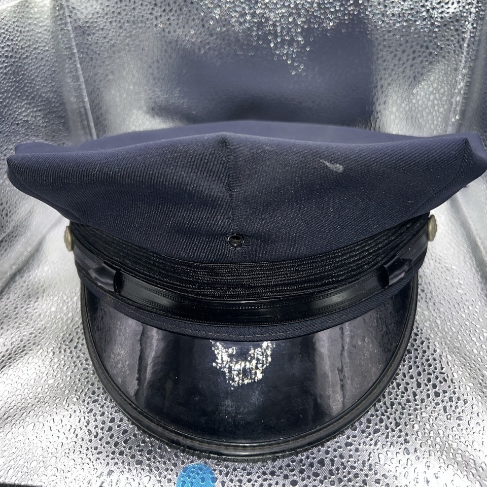 VTG United Hatters Cap & Millinery Fire Dept Blue Fireman Hat - Sentry ...