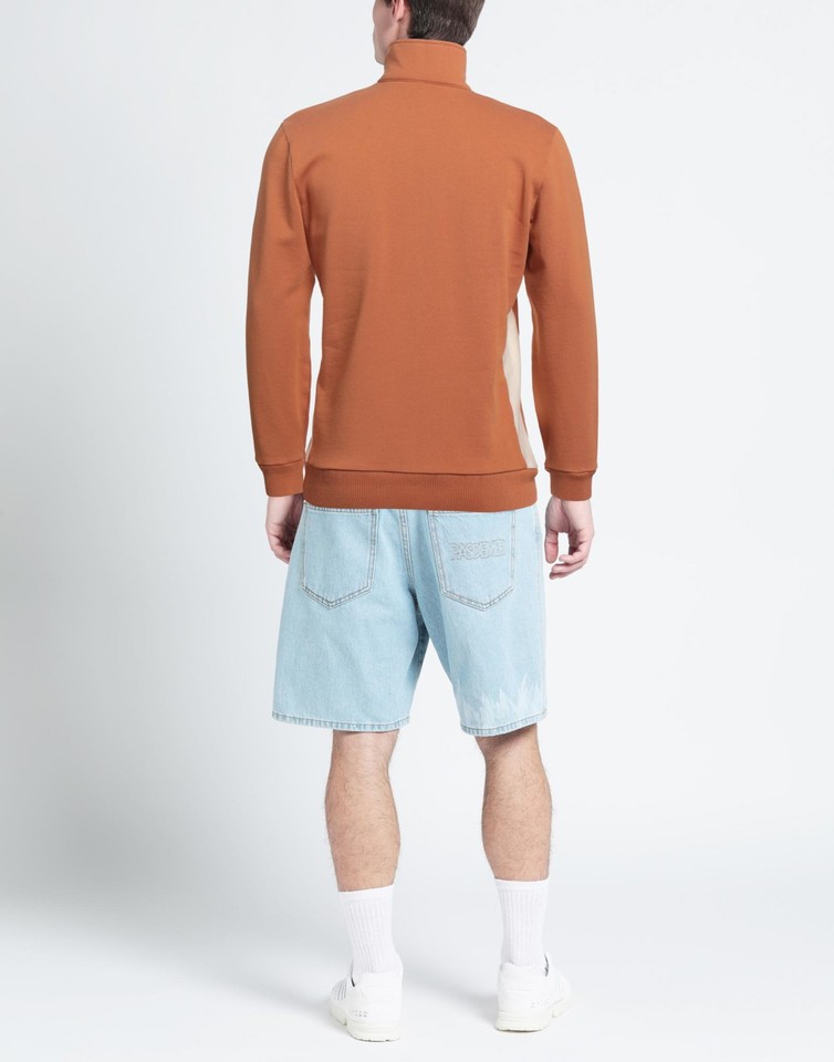 RRP€170 PS PAUL SMITH Sweatshirt Size L Brown Embroidered Long Sleeves ...