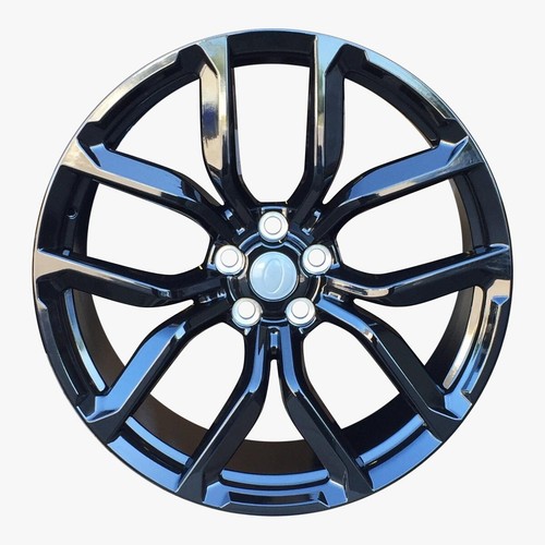 22" BLACK POLISHED ALLOY WHEELS FITS RANGE ROVER EVOQUE VELAR VOLVO+ ...