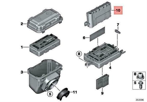 OEM BMW M2 M3 M4 GTS F20 F21 F22 F23 DISTRIBUTOR B+ MULTIFUSE ...