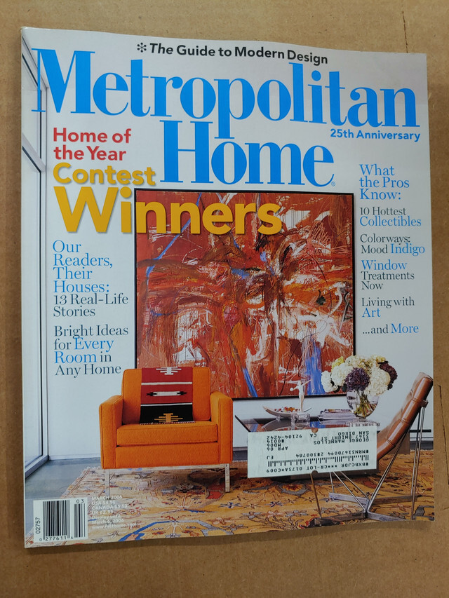 METROPOLITAN HOME MAGAZINE - MARCH 2006 - 25TH ANNIVERSARY M436 | eBay