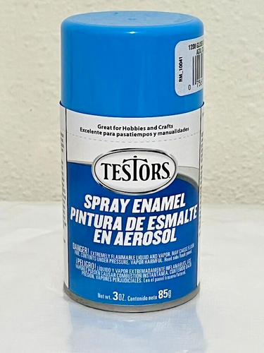 Testors Spray Paint ~ Gloss Light Blue 1208T ~ Enamel 3oz Rust-Oleum ...