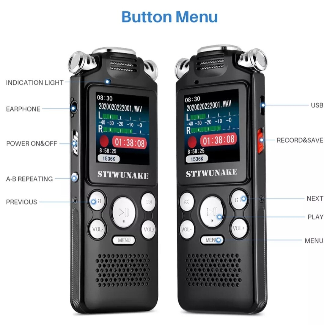 Digital Voice Box EVP Recorder Paranormal A68 Ghost Hunting Equipment ...