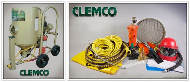 Industrial Sandblasting System #21549, Clemco Contractor 6 Cu. Ft ...
