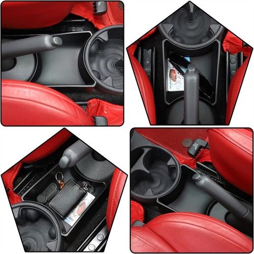 Car Interior Handbrake Front Storage Box for Fiat 500 2011 2012 2013 ...