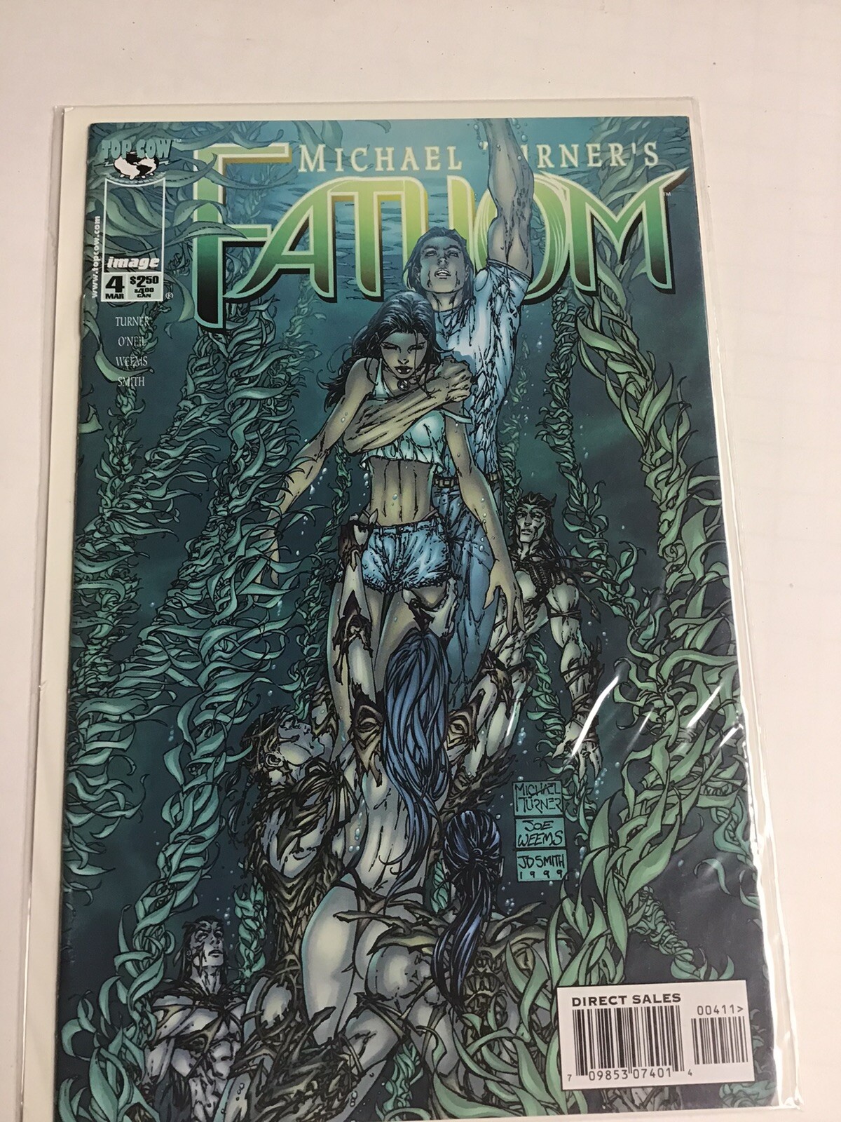 Fathom Vol 1 #4 By Michael Turner Bill O'Neil Variant A Top Cow Image ...