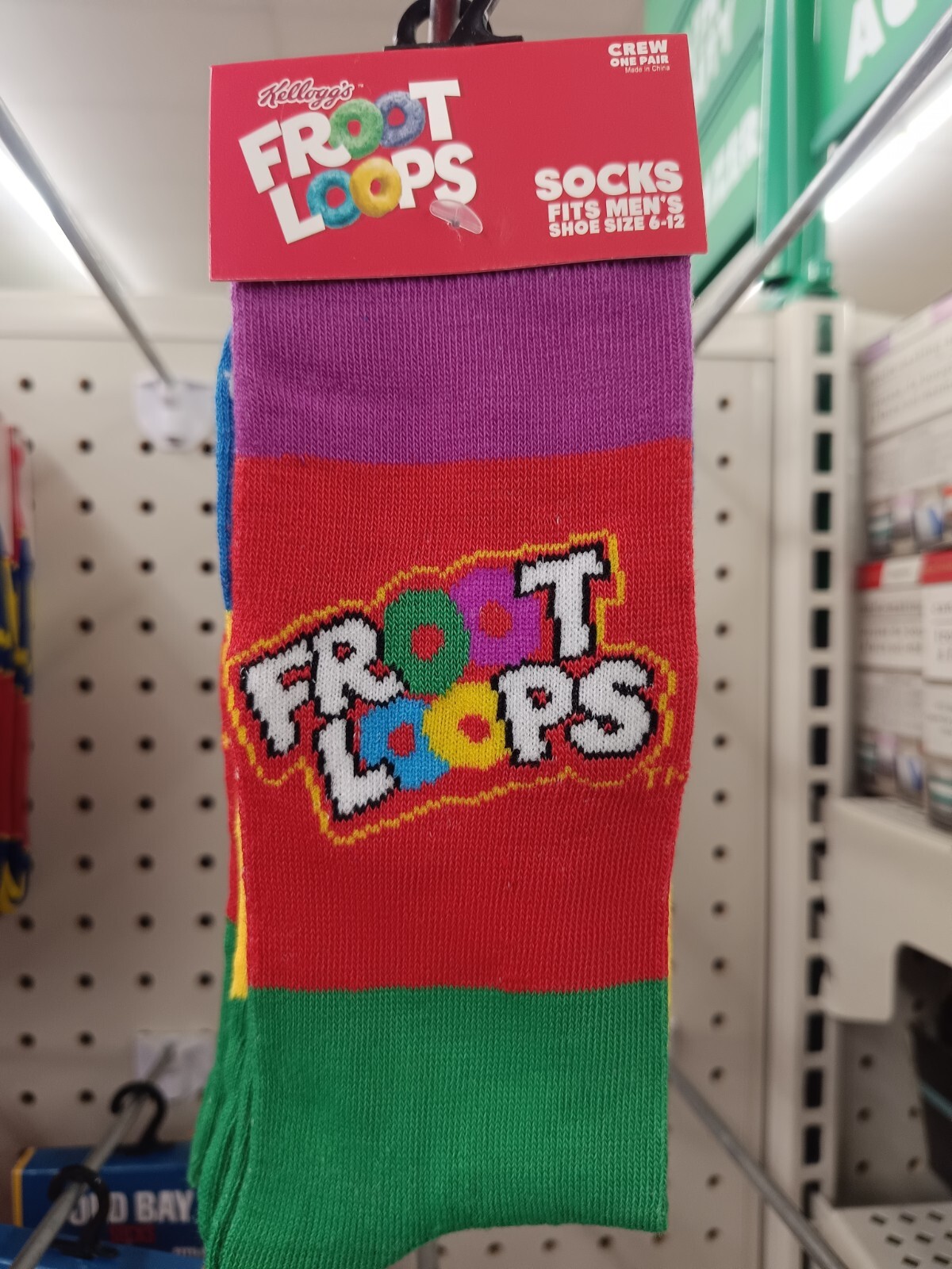 Kellogg's Froot Loops Cereal SOCKS - ODDSOX | Novelty Gag Gift, Funny ...