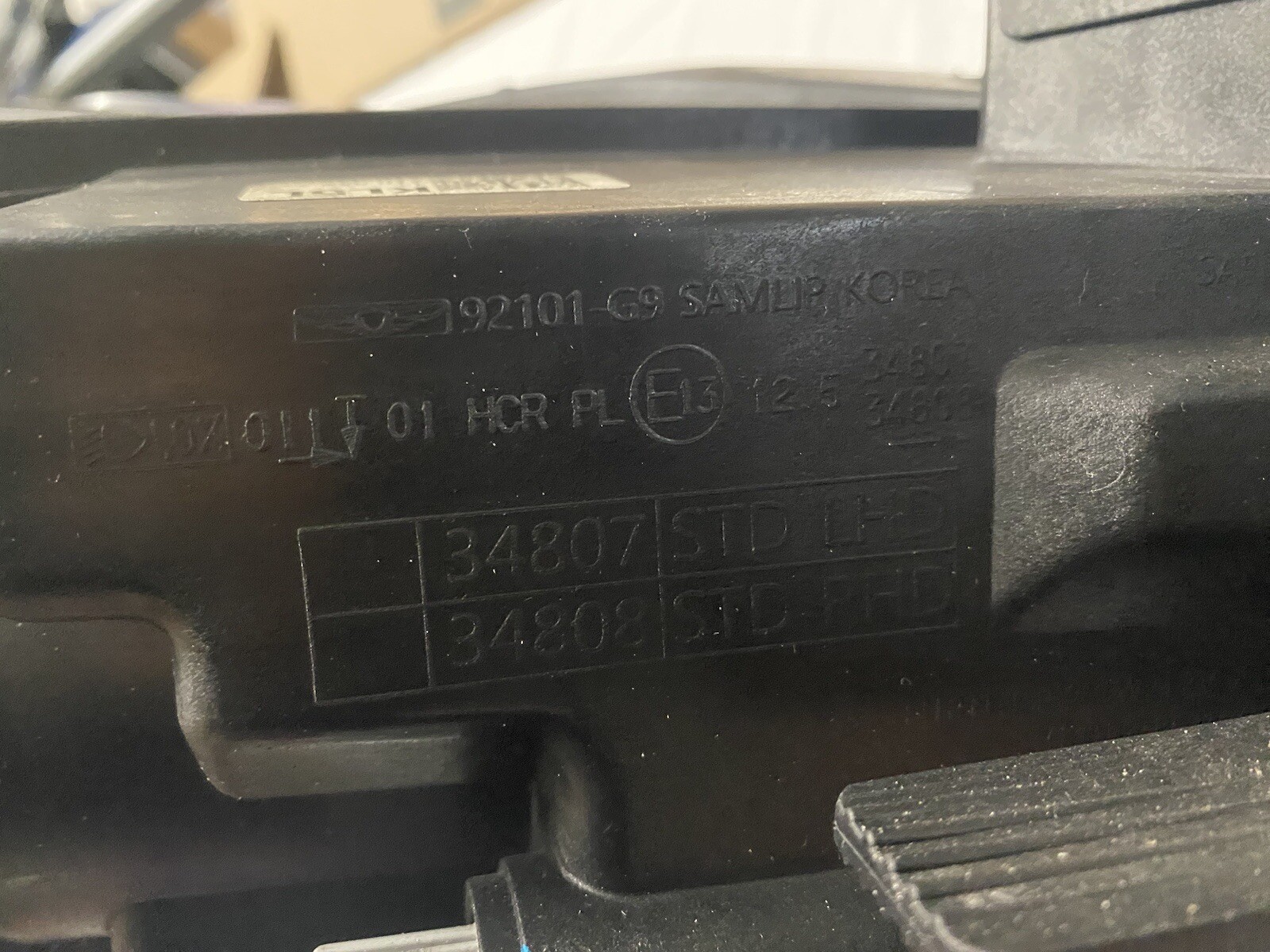 2017 2018 2019 HYUNDAI GENESIS G90 HEADLIGHT OEM LH LEFT LED 92101-G9 ...