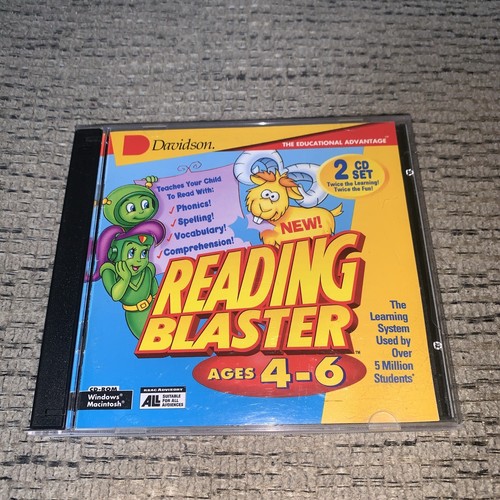 Davidson Learning CD-ROM Game Reading BLASTER Ages 4-6 | eBay