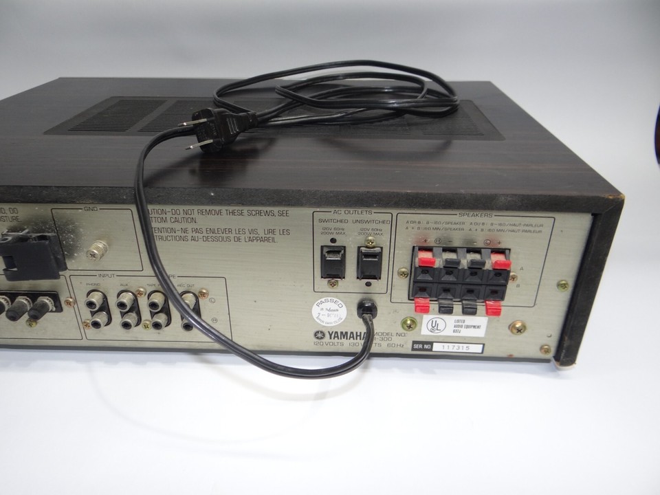 Yamaha R-300 Natural Sound Stereo Receiver Tested Working | eBay