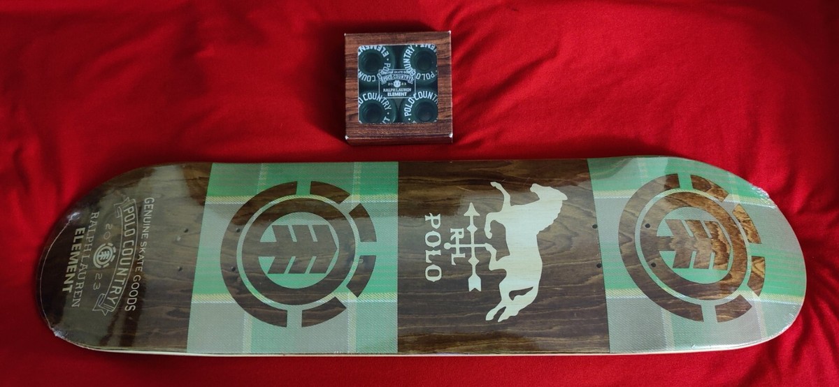 🔥 RALPH LAUREN POLO COUNTRY x ELEMENT QUADRANT SKATE DECK 🔥 RALPH LAUREN POLO COUNTRY x ELEMENT QUADRANT SKATE DECK