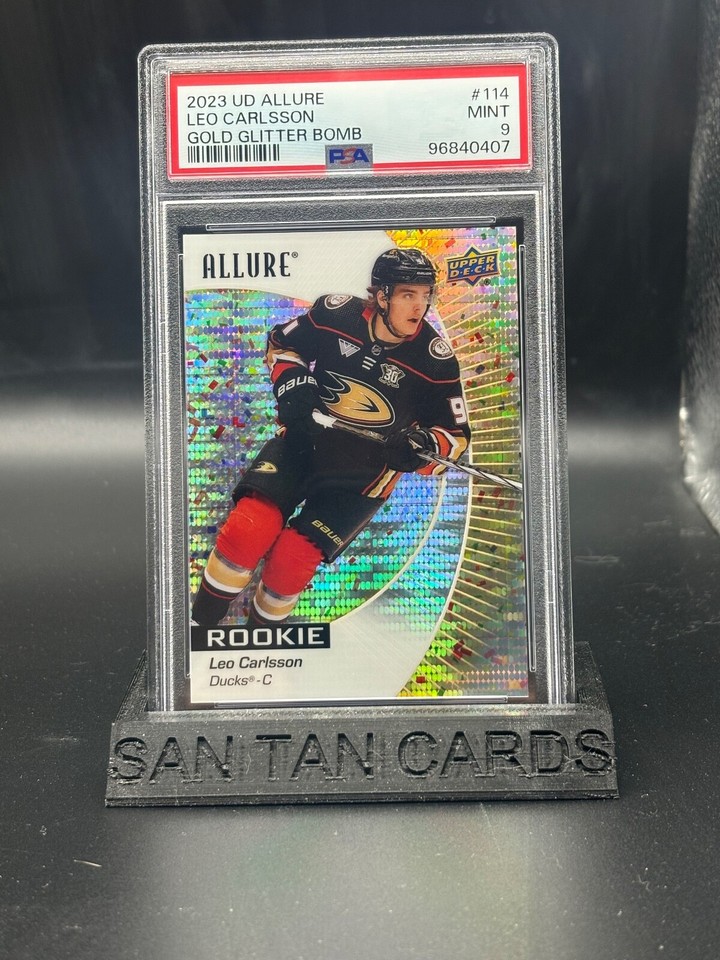 2023-24 allure LEO CARLSSON /199 RC Gold Glitter Bomb POP 1! | eBay