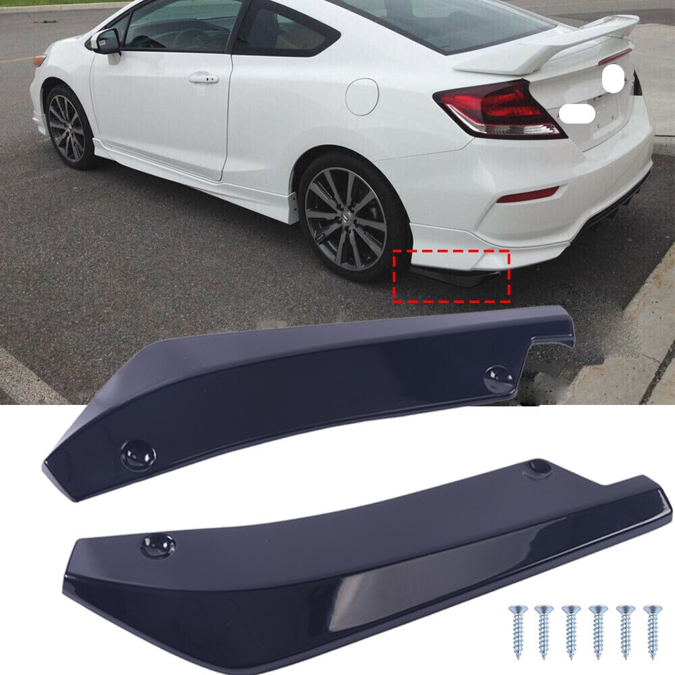 For Dodge Charger Challenger SRT RT SXT Rear Bumper Lip Diffuser ...