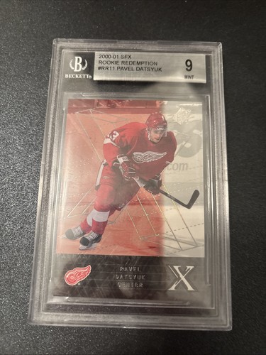 2000-01 UD SPX Pavel Datsyuk Rookie Redemption Pre RC BGS 9 | eBay