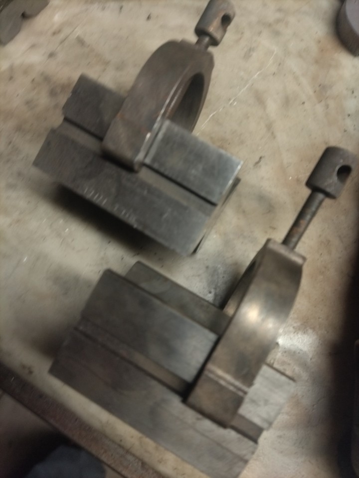 Pair Of Machinist's V Blocks & Clamps Set PPSb 40x36x70 | eBay