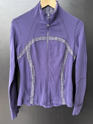 Lululemon Define Purple Jacket Zip Up Activewear Gym Running Athletic ...