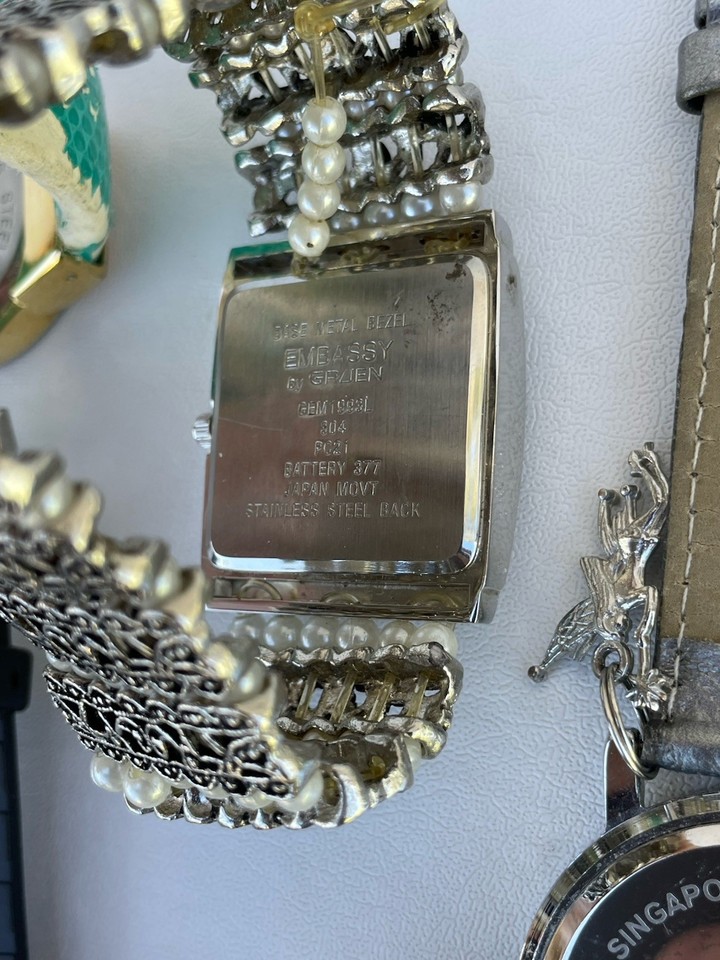 Lot Of Vintage To Modern Watches (Untested) As Is, Disney Geneva ...