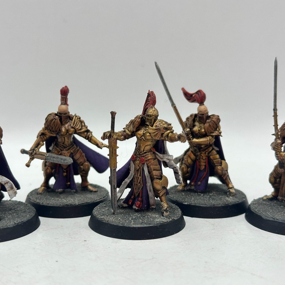 Warhammer 40k: Adeptus Custodes Vigilator Squad - Well Painted (AW091 ...