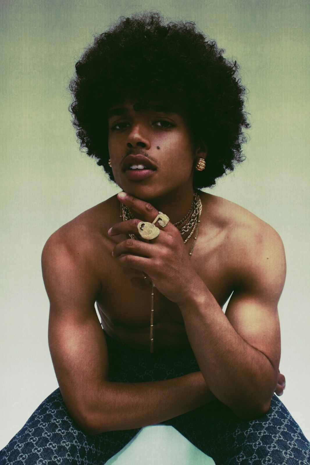 [H103] Handsome Man Cute Male Model Showing Off Body Physique Art ...