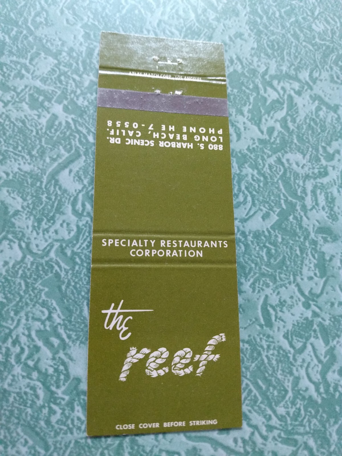 Vintage Matchbook Ephemera Collectible J10 Long Beach California The ...