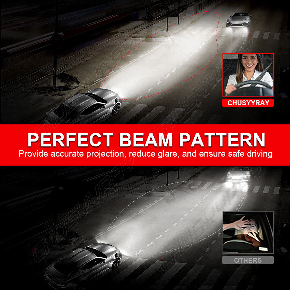 For Honda Odyssey 2005-2010 -2-Side 9005 HB3 LED Headlight High Beam ...