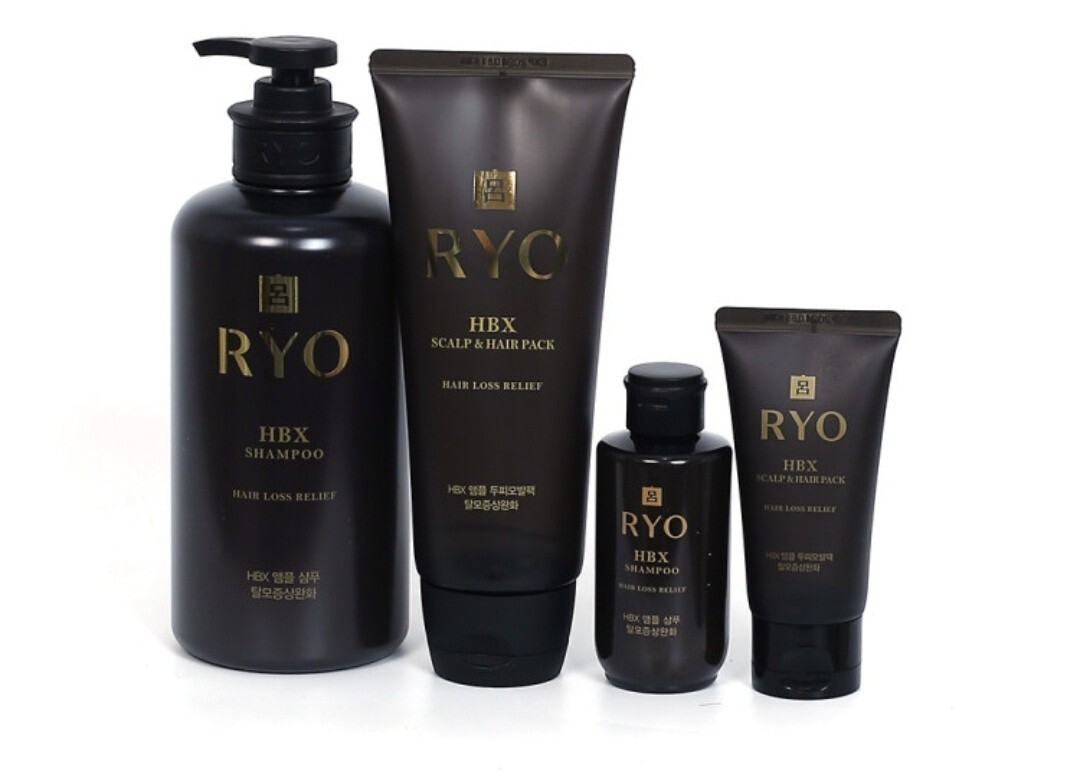 Ryo HBX Shampoo Scalp Hairpack Hair Loss Relief Set Hair Care K-Beauty ...