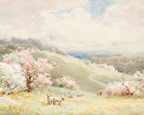 1800s Spring Countryside Landscape Giclee Print on Fine Art Paper | eBay