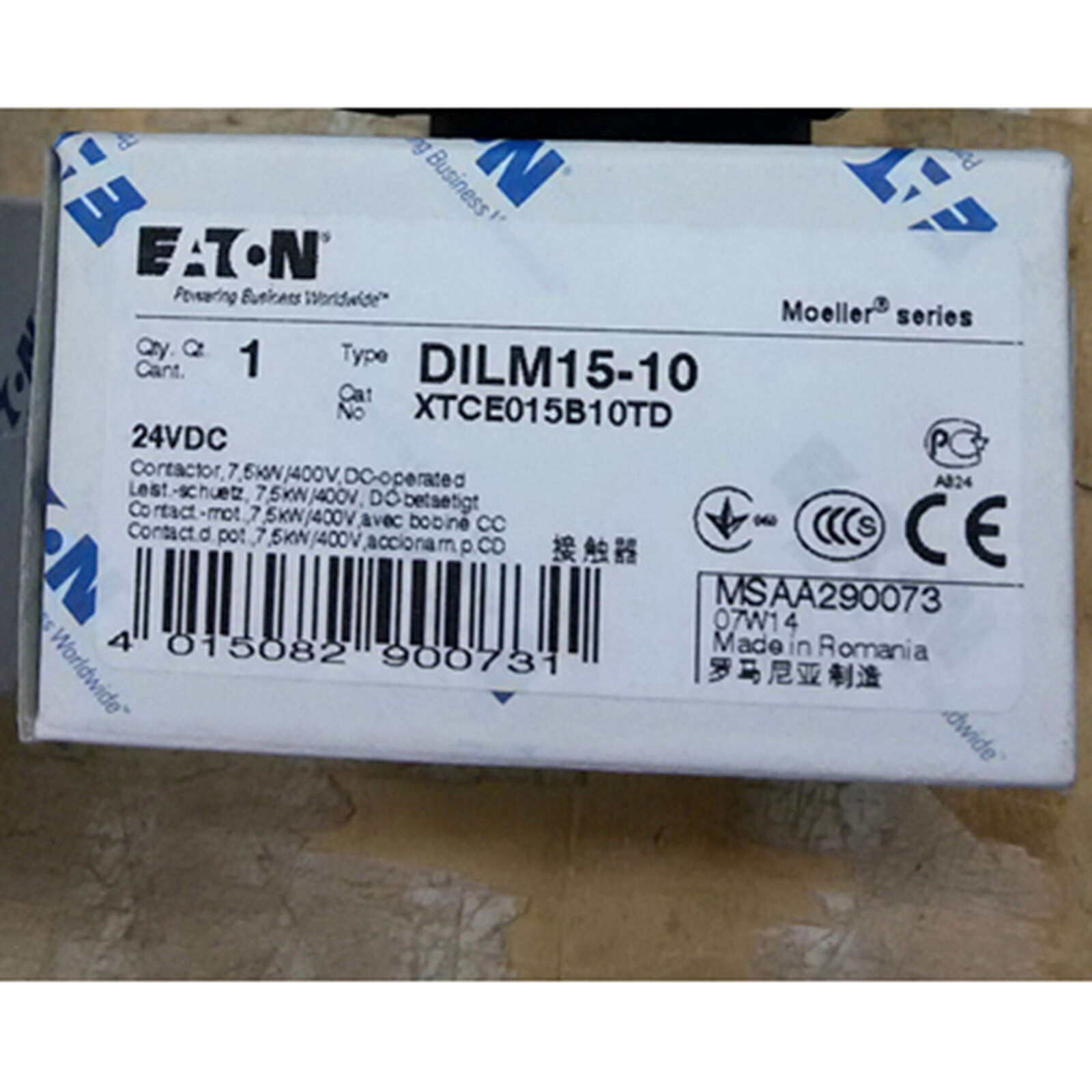 ONE NEW EATON MOLELLER DILM15-10 AC contactor SPOT STOCKS #YP1 #S | eBay