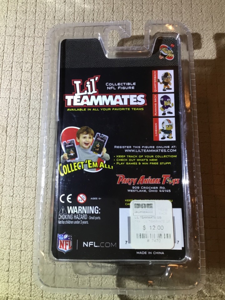 CHICAGO BEARS Lil' Teammates~Quarterback~Series 3~Collectible NFL ...