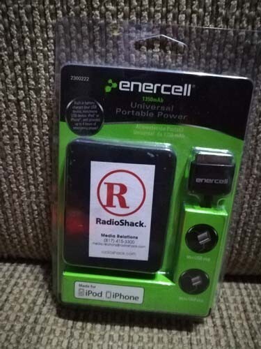 Enercell by Radio Shack 1350mAh Universal Portable Power for iPod ...