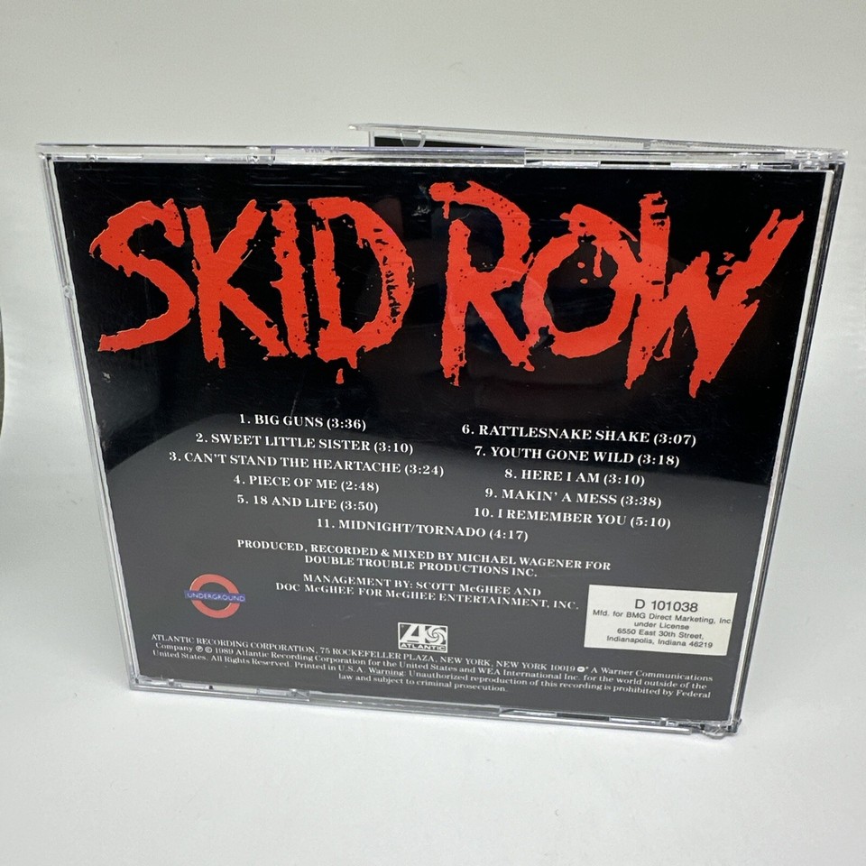 Skid Row : Skid Row CD (1989) 75678193620 | eBay