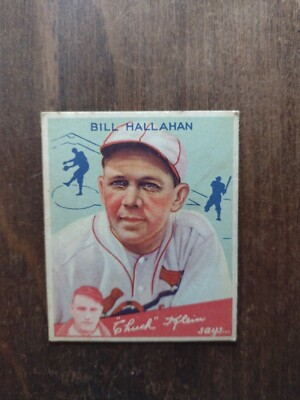 1934 Goudey #82 Bill Hallahan St. Louis Cardinals NO Creases | eBay