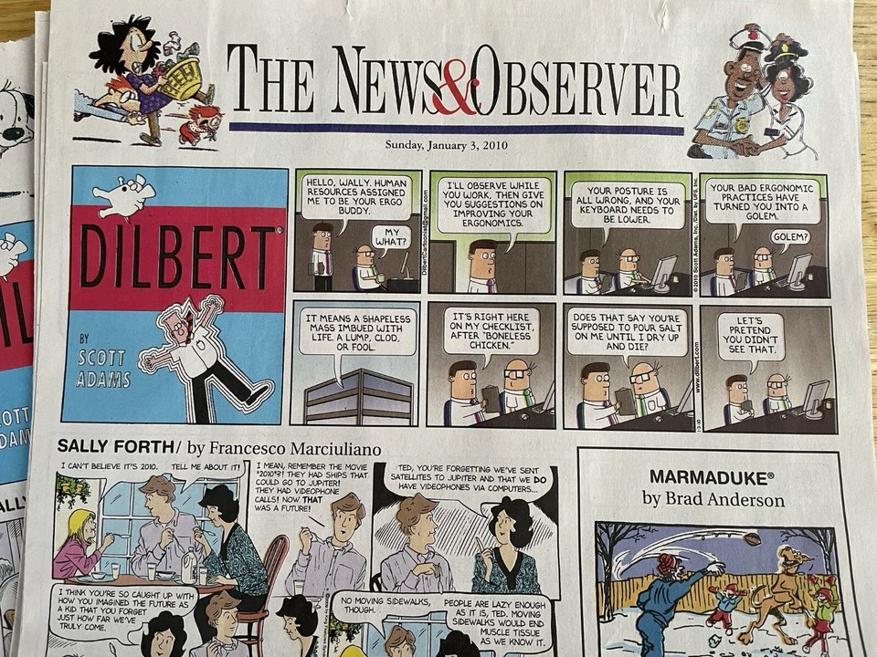 2010 Sunday Funnies - Raleigh News & Observer - 18 Weeks :: Dilbert ...