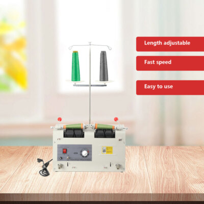New JK-20S Sewing Thread Winder 2 Cones Thread Winding Machine Semi ...