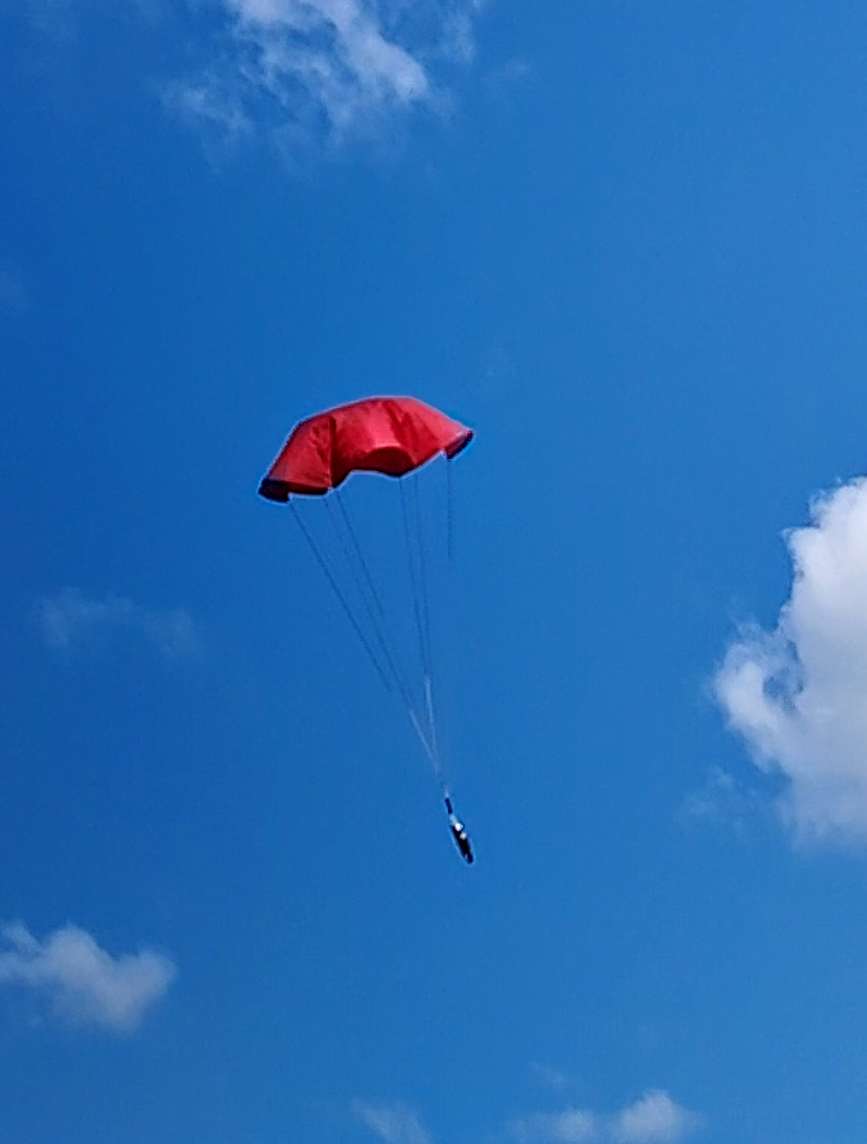 12" , 18" , 24" , 36" Circle ROCKET Parachutes Ripstop Fabric - Happy ...