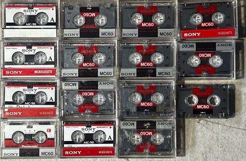 MC60 MicroCassettes Sony and TDK Lot of 18 | eBay