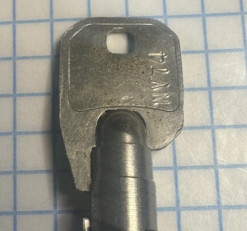 (1) Original ACE Tubular key for Vending. NV74 | eBay
